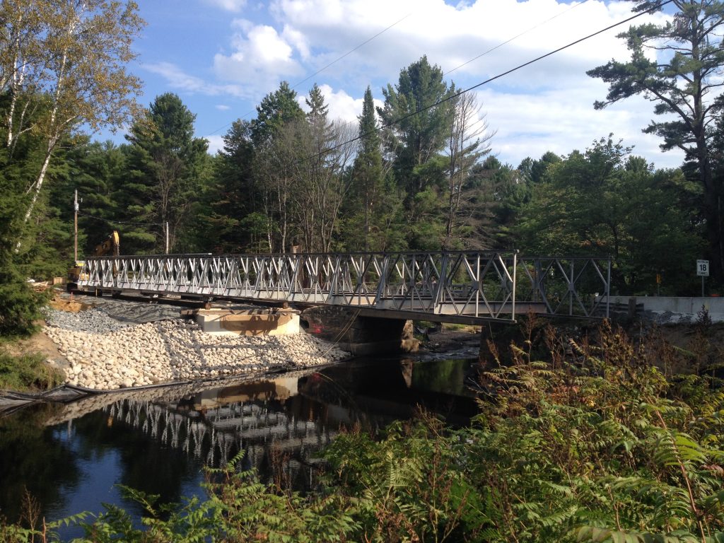 Algonquin Modular Panel Bridge installed in time for NB school buses