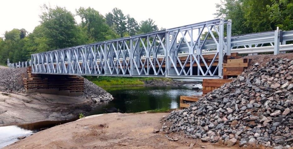 Algonquin Modular Bridge & Private Stream Crossing in Alberta
