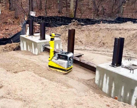 Two construction bridges rented for Kitchener road extension