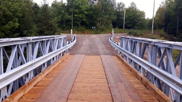 Algonquin Bridge replaces Ontario First Nation's Bailey Bridge