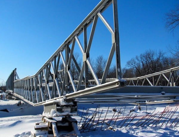 Algonquin Bridge supplies MTQ with two Modular Panel Bridge Systems