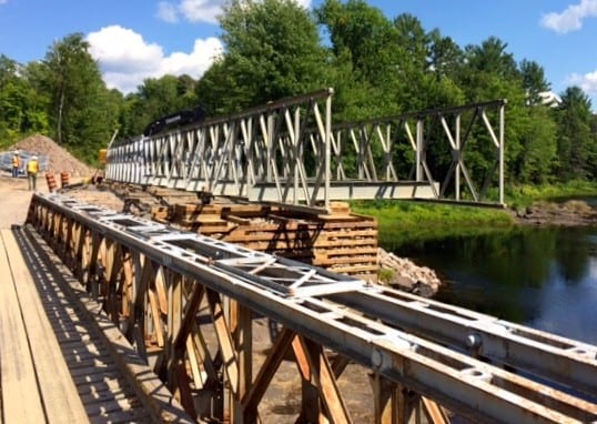 Algonquin Bridge replaces Ontario First Nation's Bailey Bridge
