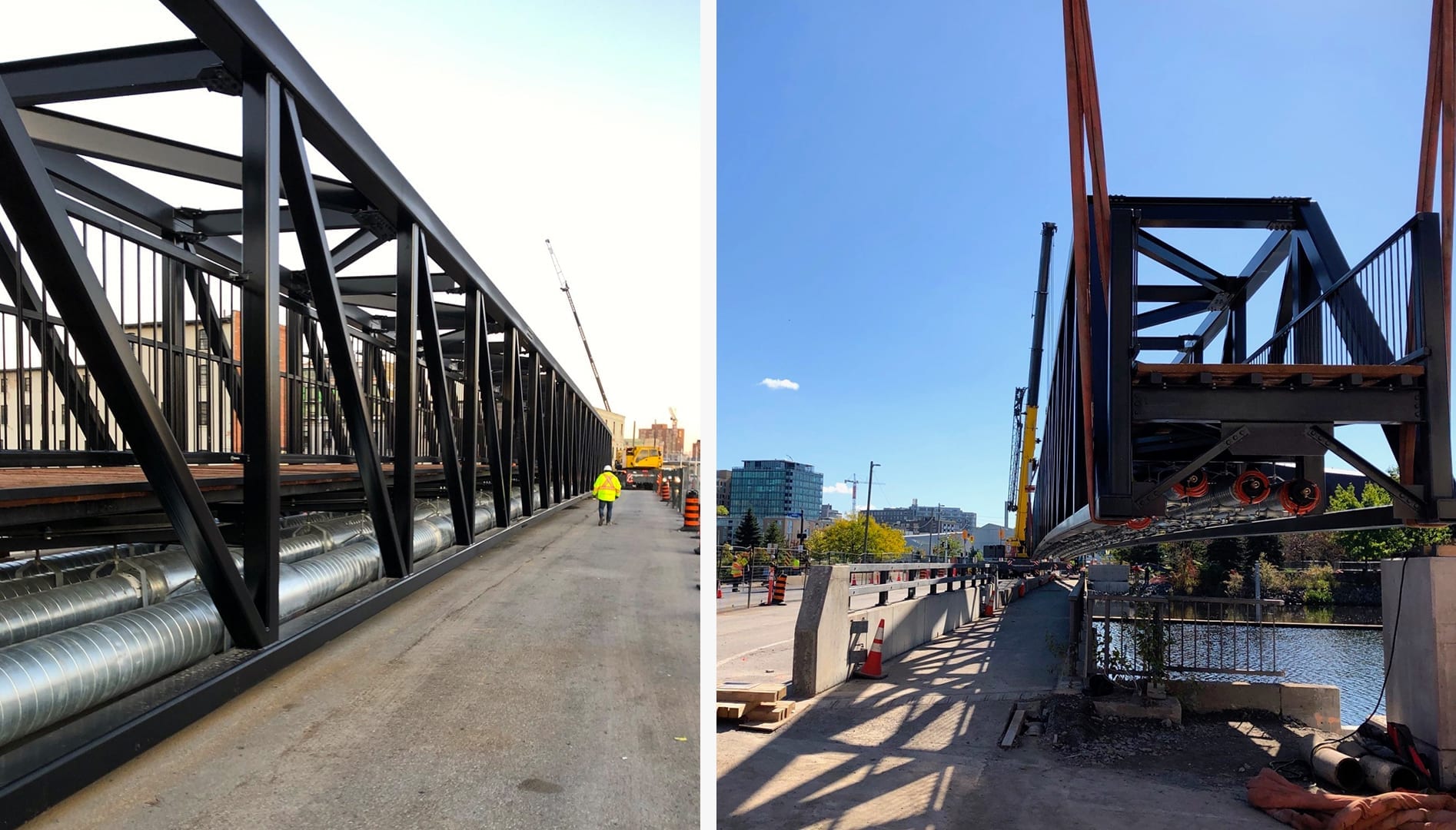 77 m utility/pedestrian bridge part of Ottawa development