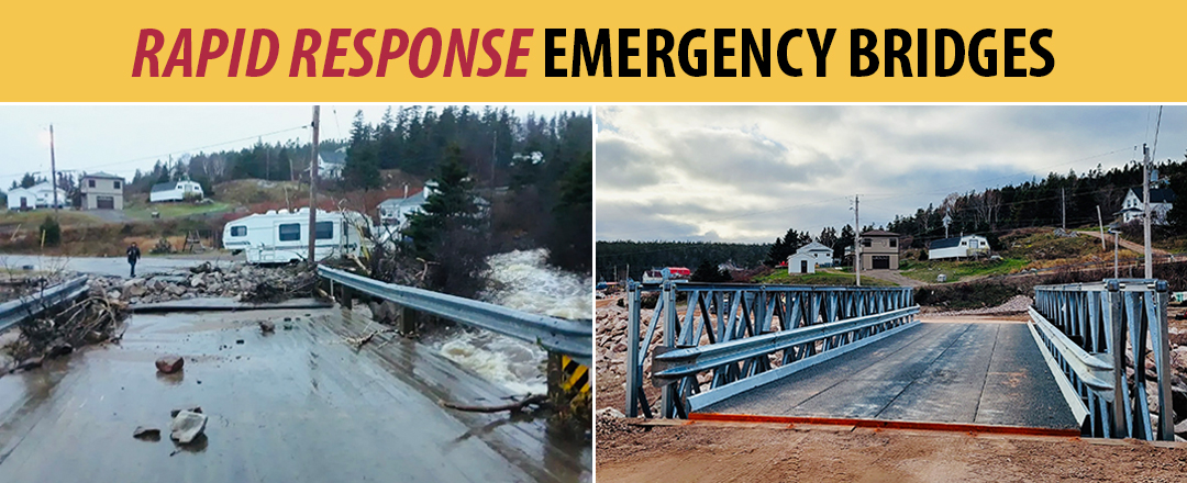 Post-Fiona Emergency Replacement Bridge | Algonquin Bridge