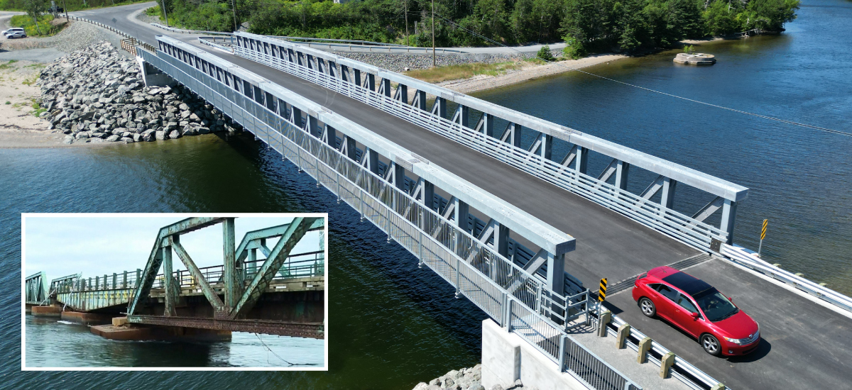 80 m Algonquin Modular Bolted Truss Bridge cantilever launched to ...
